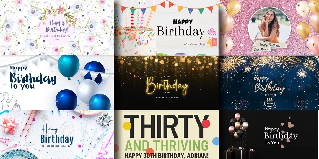 Personalized Birthday Banners for Memorable Celebrations - Create Your ...