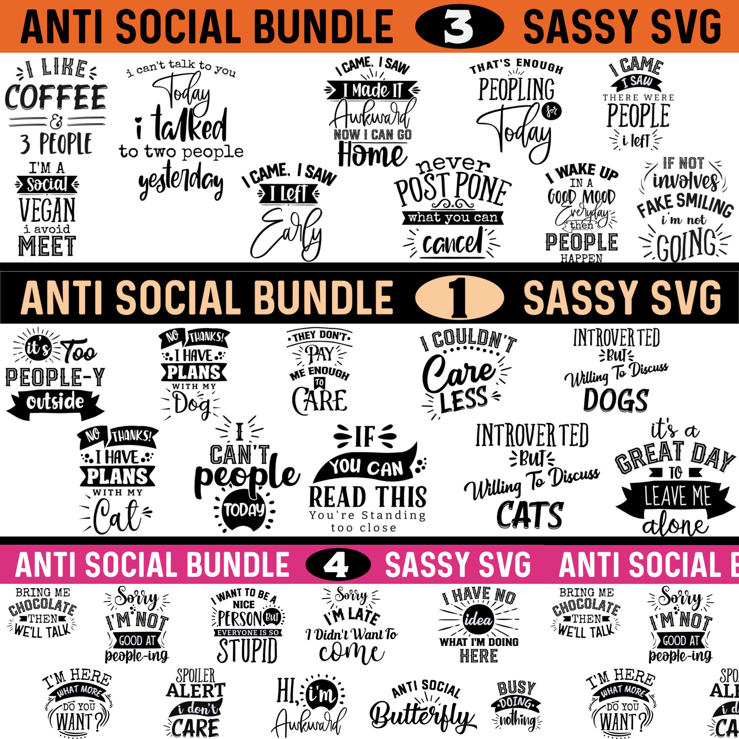 150 SVG Designs Bundle, Printables, Vector Clipart Pack for Cricut ...