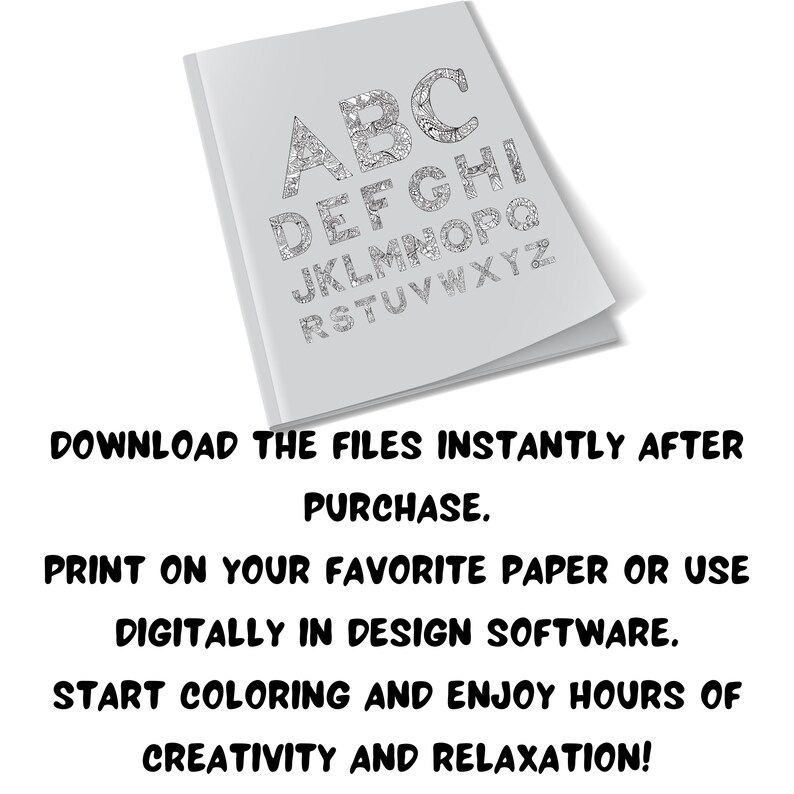 Alphabets Mandala Coloring Page | Mandala Letters Art Design | Alphabet ...