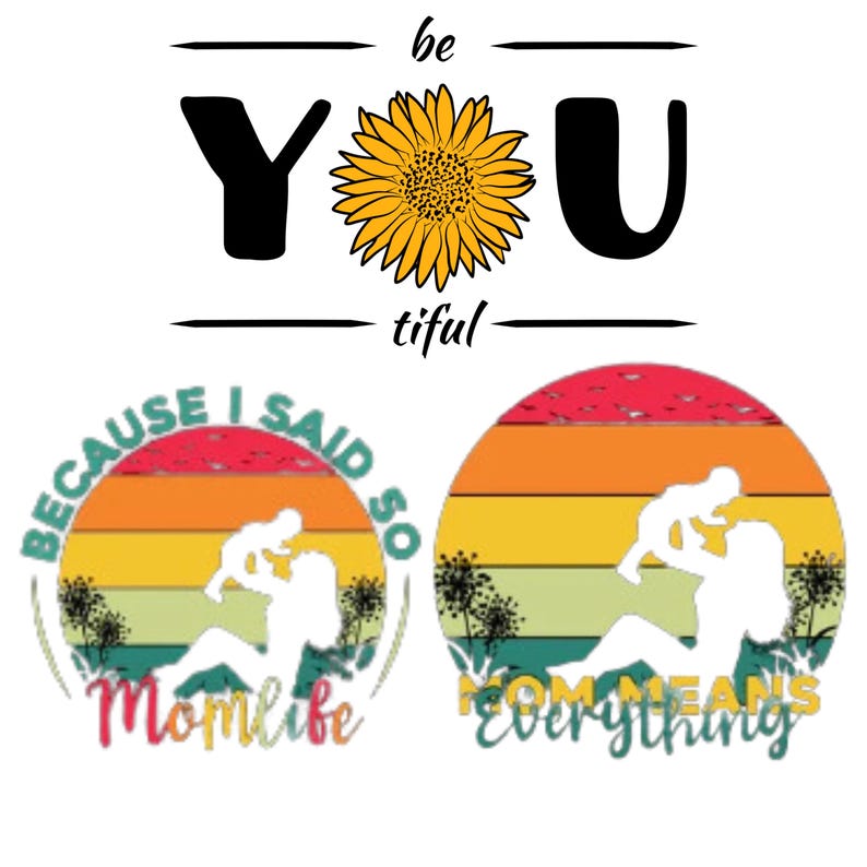 Sunflower Mother Quotes SVG, Mom-life T-shirt Design (pro Vector) - Etsy