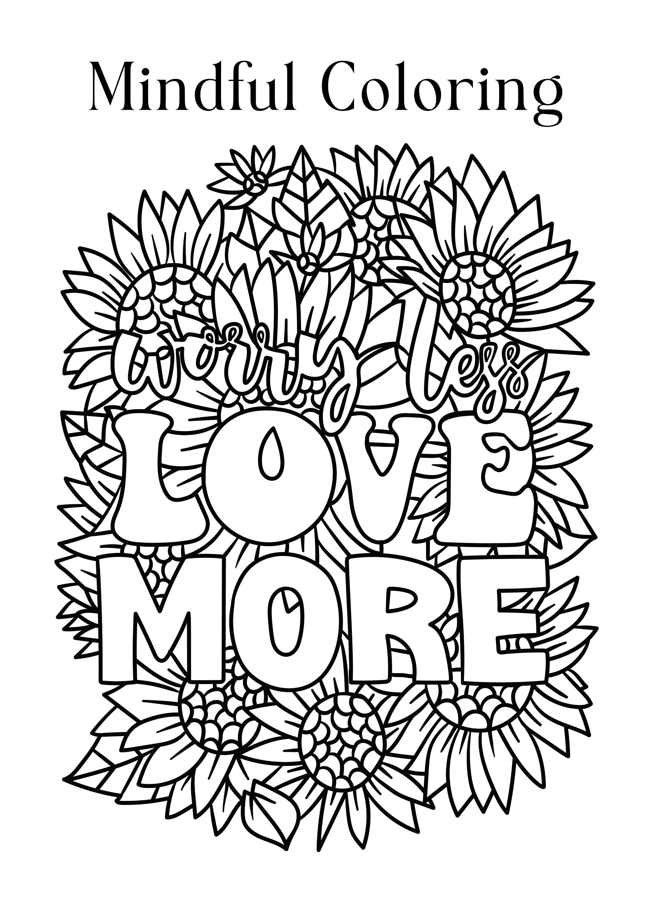 Motivational Quotes 20 Coloring Pages | High Resolution | for Adults ...