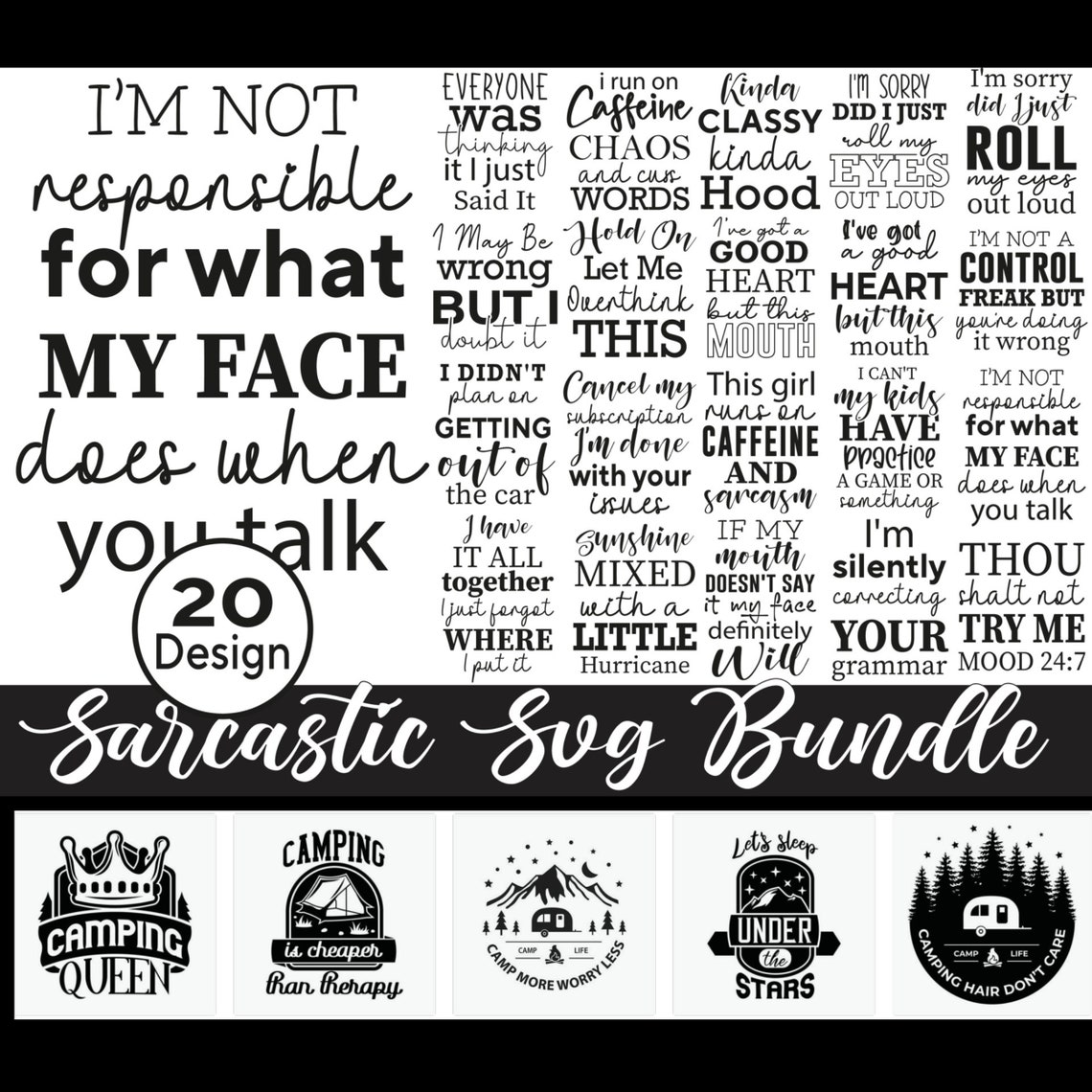 150 SVG Designs Bundle, Printables, Vector Clipart Pack for Cricut ...