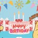 Happy Birthday Animated Card for Kids | Cartoon Birthday Video With ...