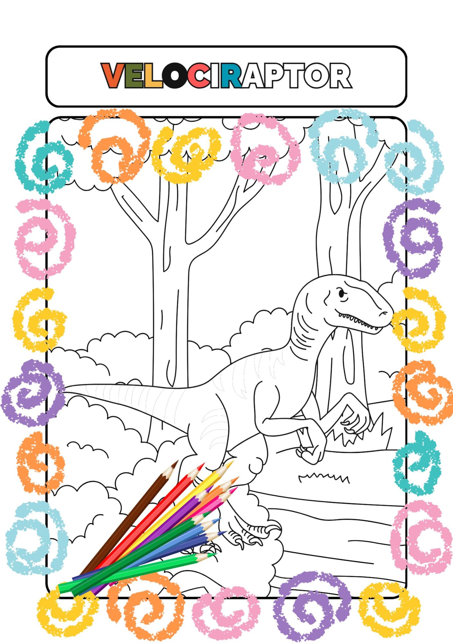 Dinosaurs Coloring Pages | Fun Educational Dinosaur Coloring Book ...