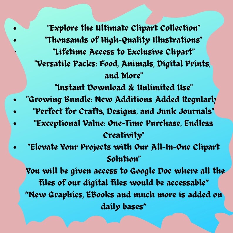 Clipart Mega Bundle of 12,000: Lifetime Access to Whole Shop Food ...