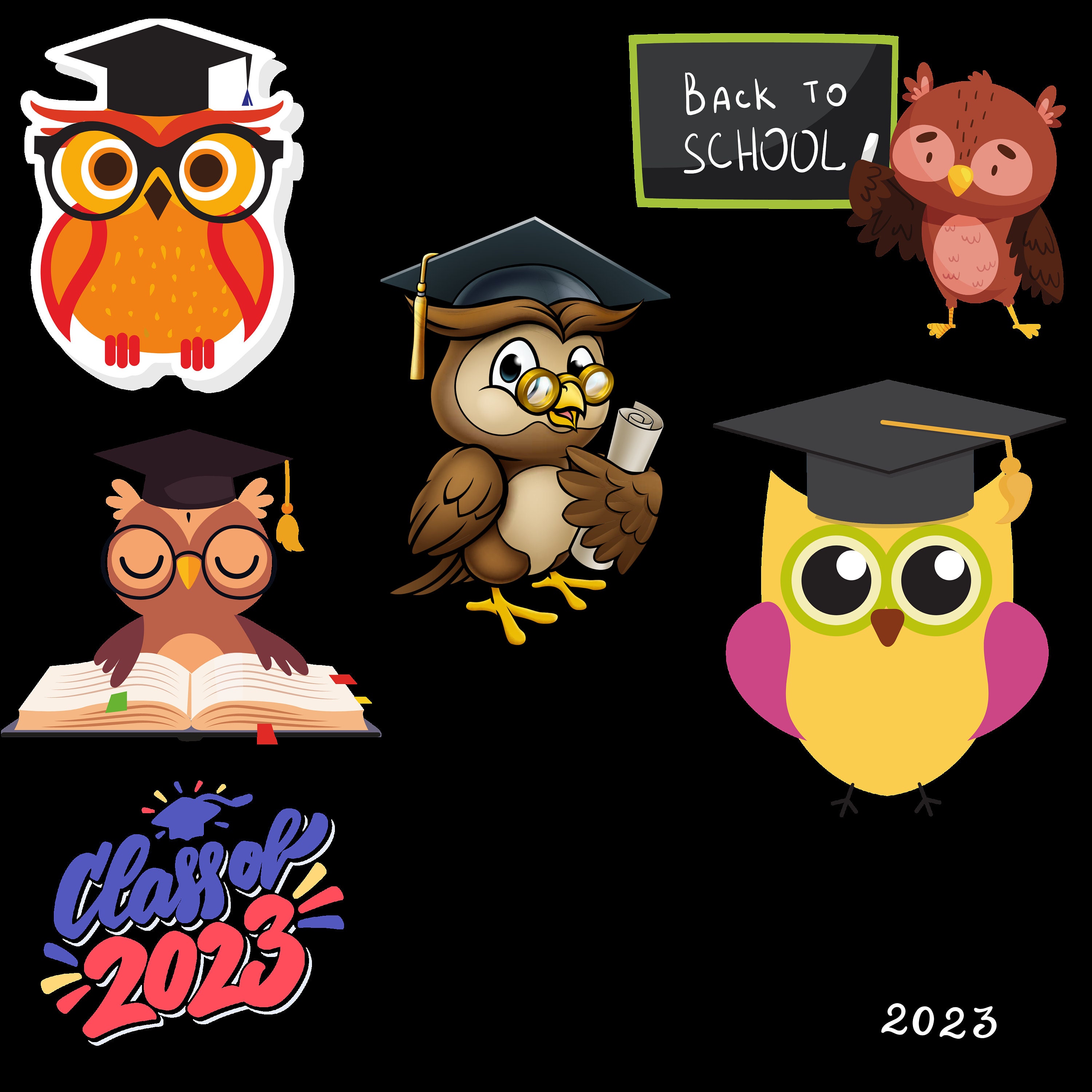 Unique Funny Graduation Sticker Bundle Sheet, Grad Cards, Scrapbooking ...