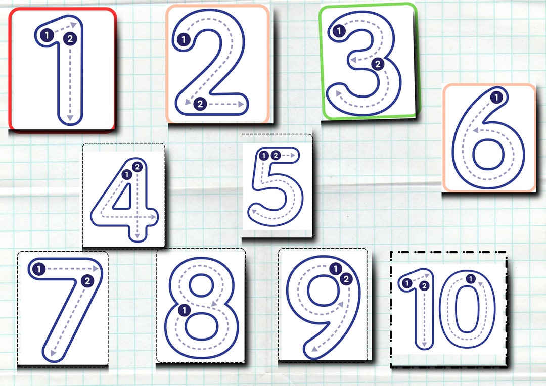 Number Tracing Adventures for Preschool and Kindergarten Fun Learning ...