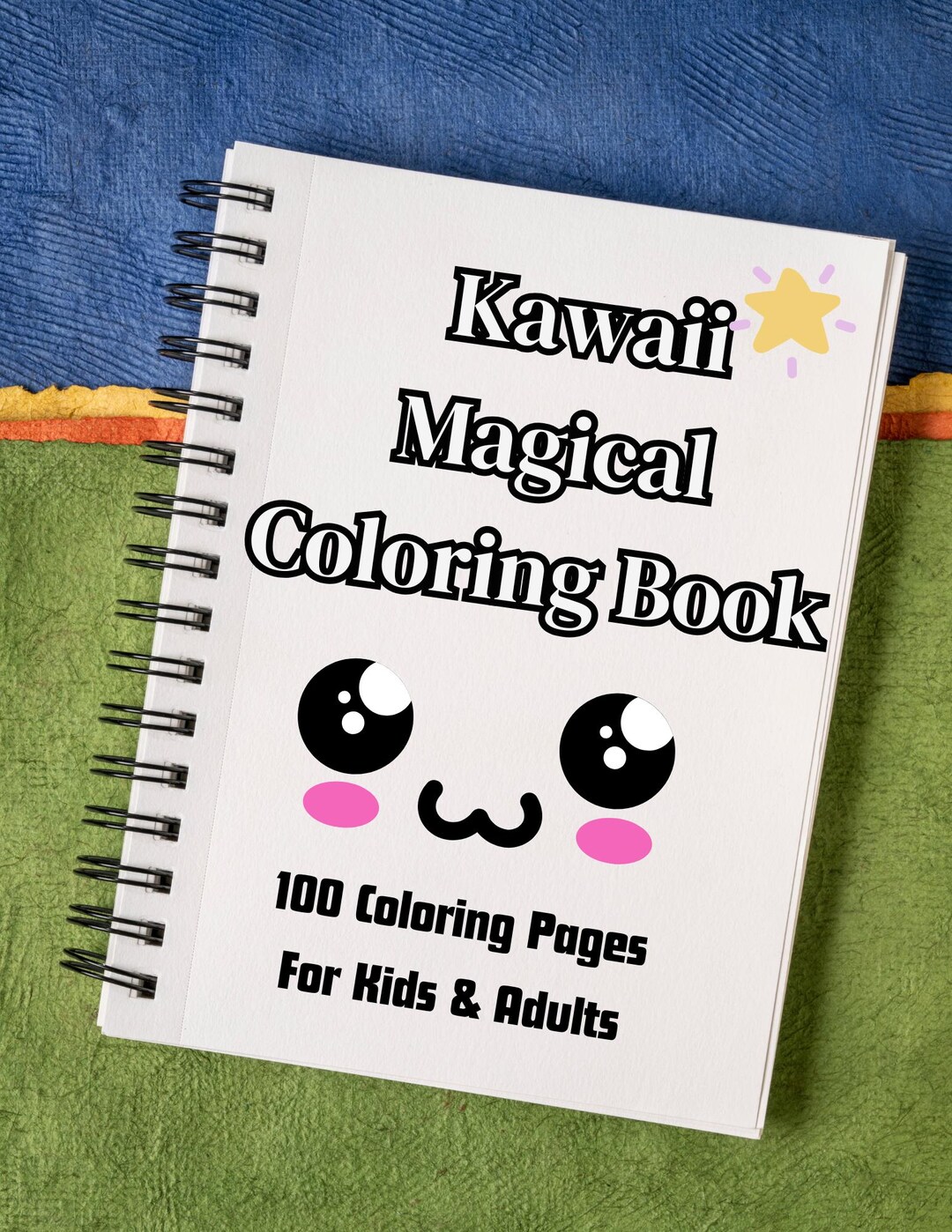 Kawaii Coloring Pages for Kids & Adults, Kitty Fairy Tales, A Magical ...