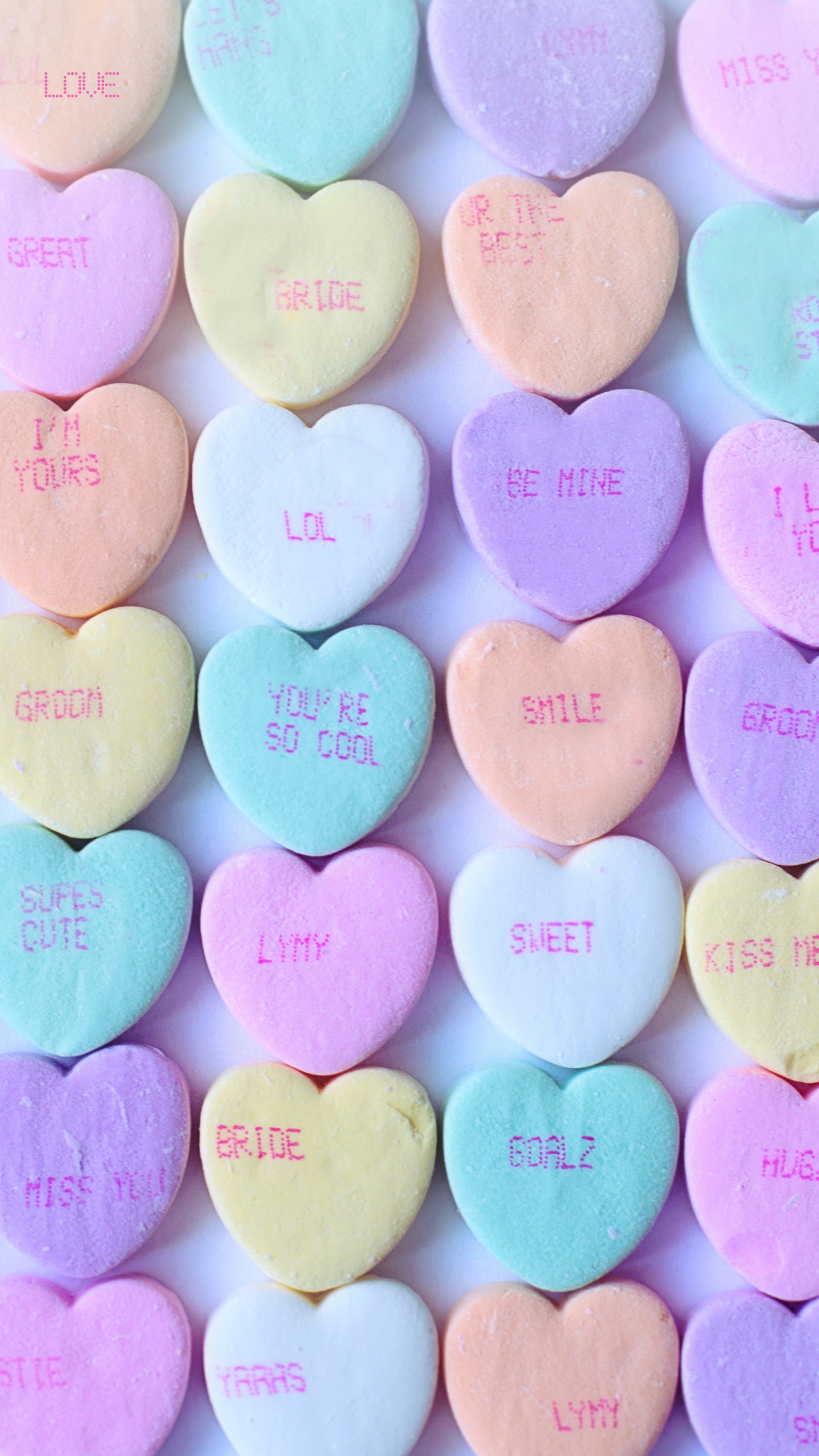 Valentine's Day iPhone Wallpaper| Aesthetic Trendy Phone Lock Screen ...