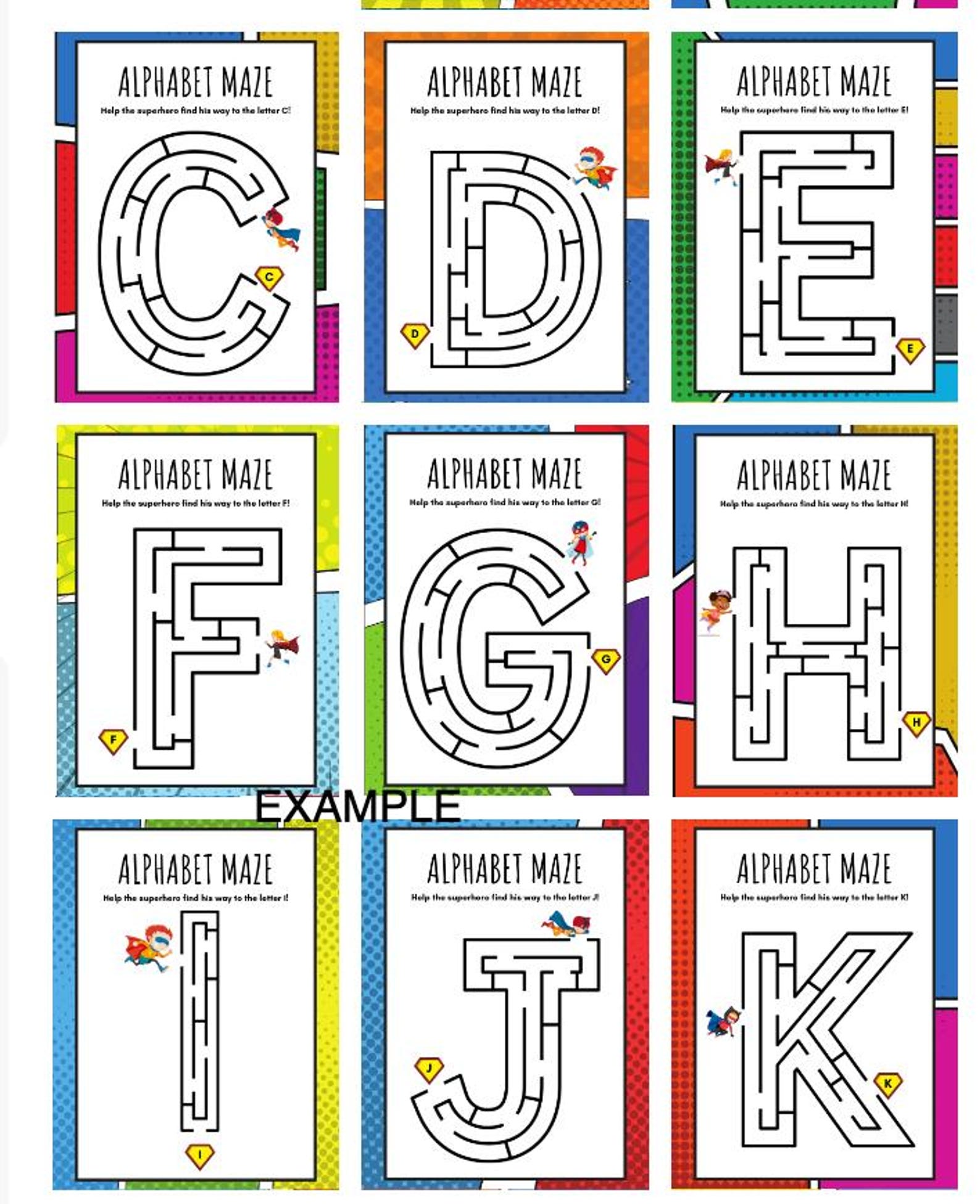 Alphabet Tracing Worksheets for Preschool Letters and Numbers Trace ...