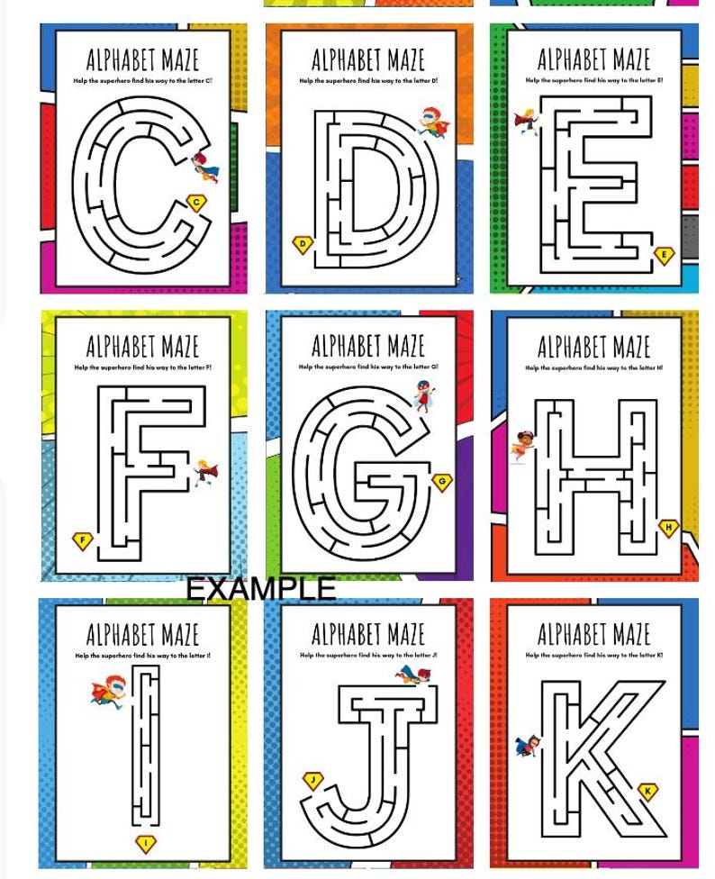 Alphabet Tracing Worksheets for Preschool Letters and Numbers Trace ...