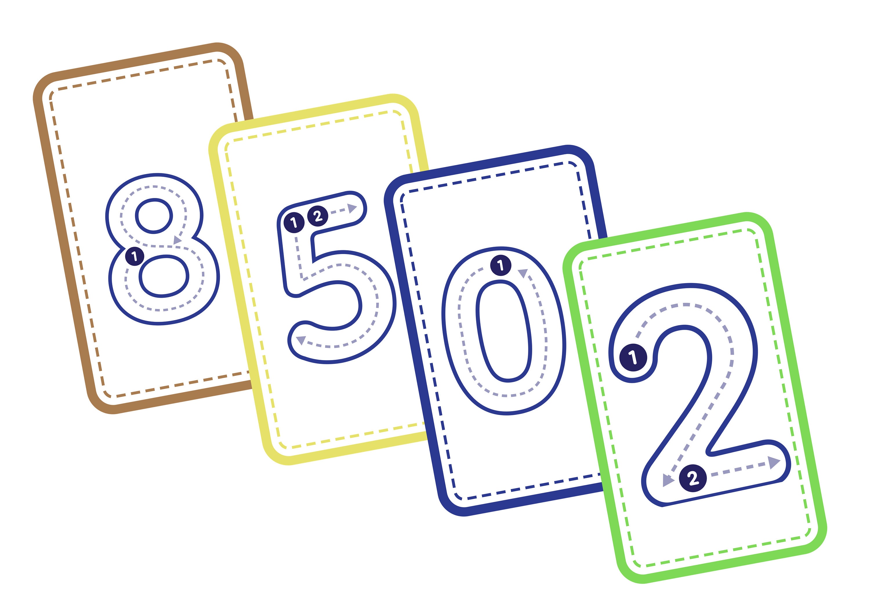 Number Tracing Adventures for Preschool and Kindergarten Fun Learning ...