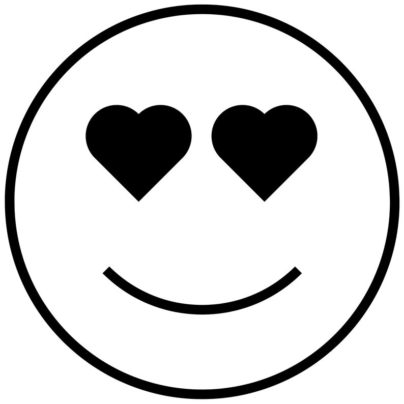 Smiling Faces Delight Heart Eyes & Starry Wonders SVG Bundle ...