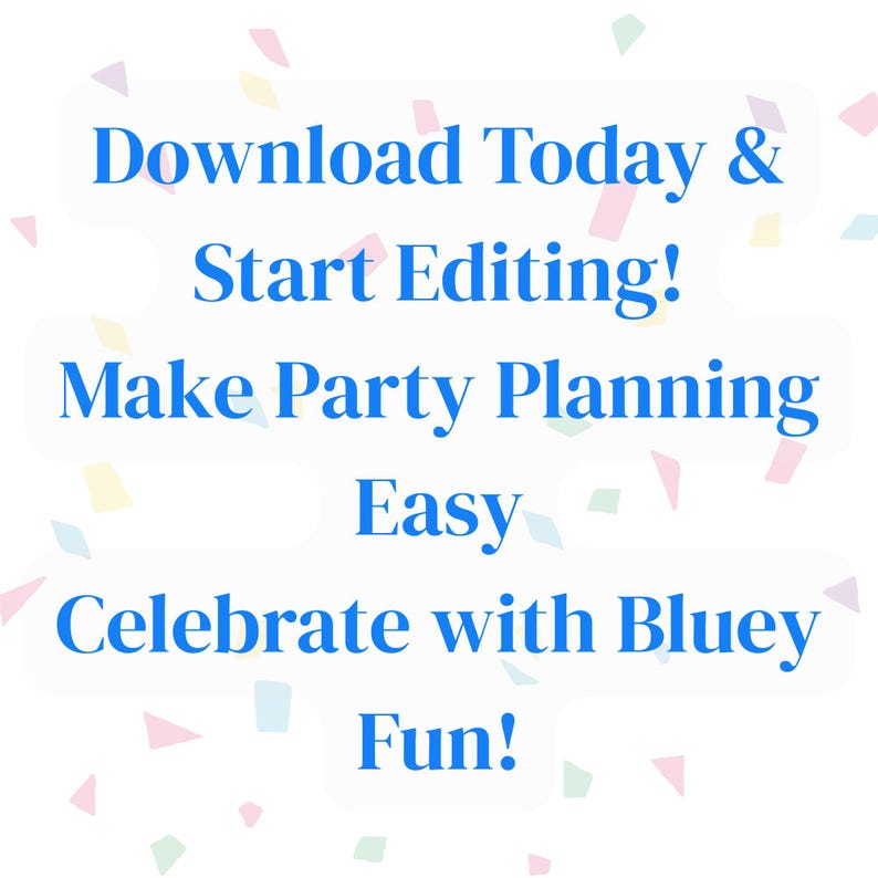 Bluey Birthday Invitation, Editable Canva Template, Coloring Pages ...