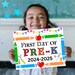 First Day of PRE-K Sign, Printable Photo Prop INSTANT ACCESS, First Day ...