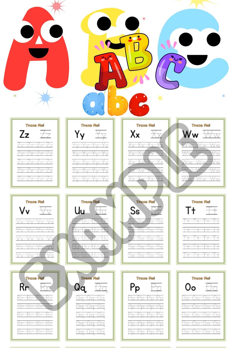 Alphabet Letters, Shapes Tracing Book for Kids | Learn Abcs & Shapes ...