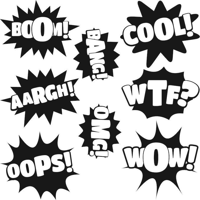 Comic Speech Bubble | Cartoon Comic Book Text Clouds | Pop Art | Super ...