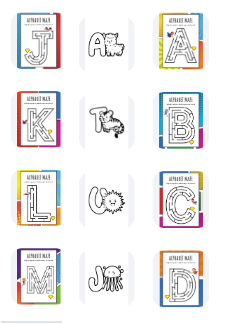 Alphabet Tracing Worksheets for Preschool Letters and Numbers Trace ...