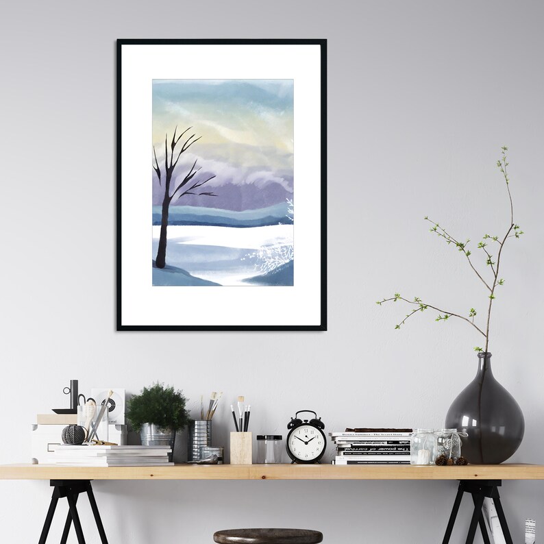 Watercolor Four Seasons Printable Art Design 4 Seasons Watercolor Wall ...