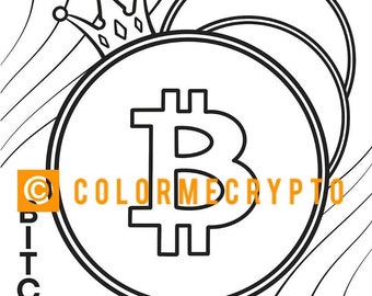Filecoin FIL Colormecrypto Coloring Book Page + FREE COVERSHEET ...