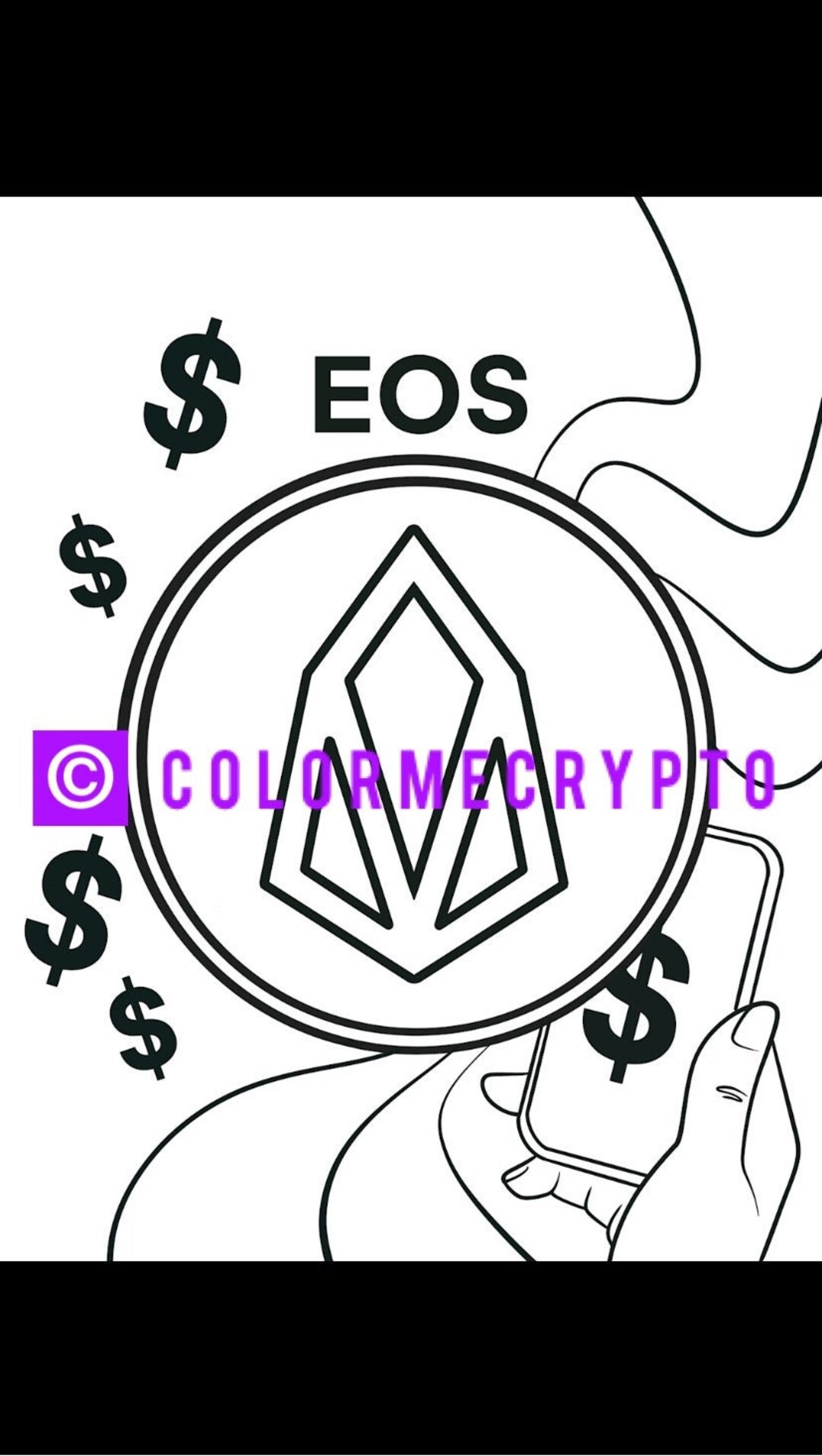 EOS Colormecrypto Coloring Book Page + FREE COVERSHEET Download ...