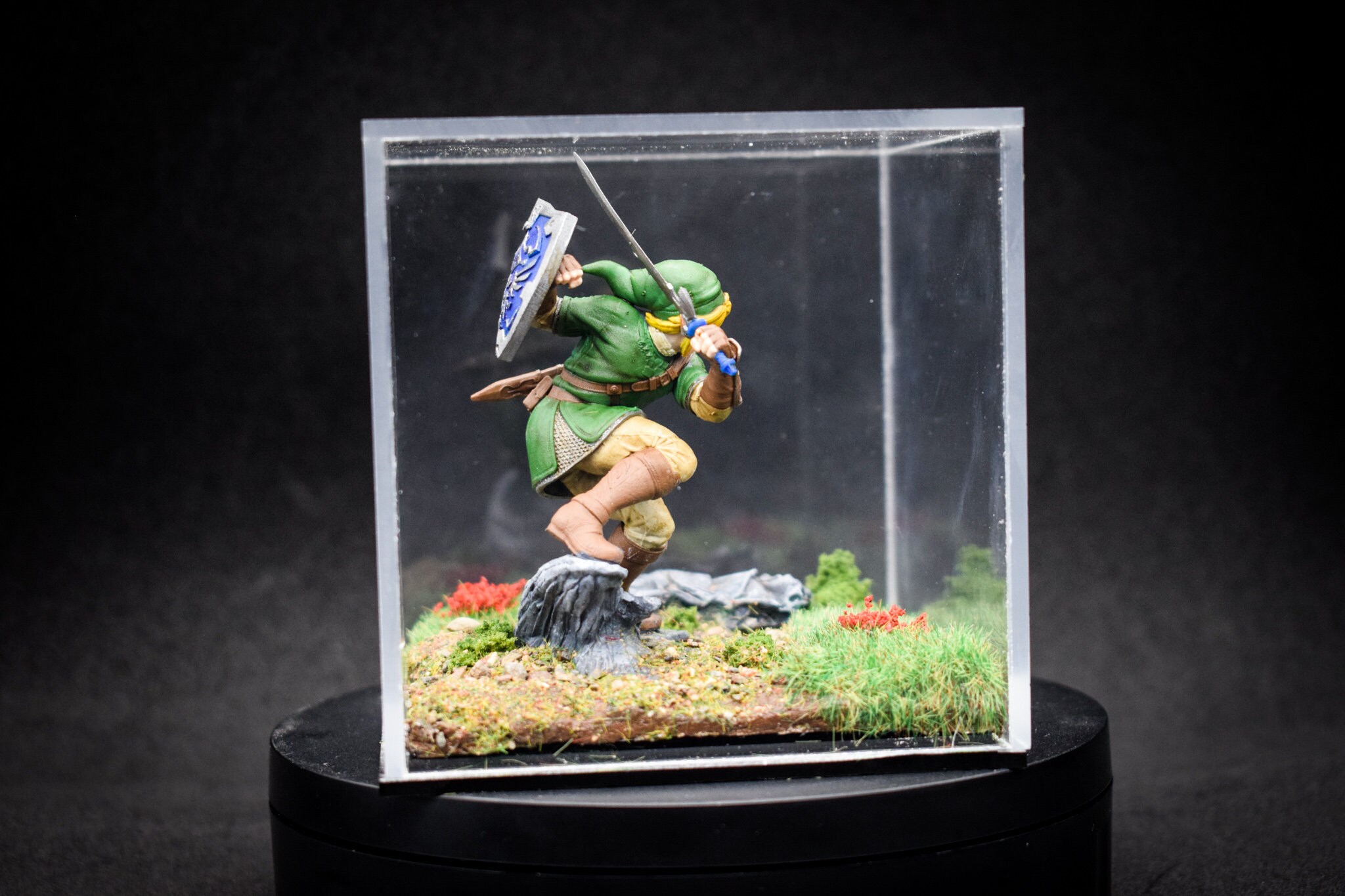 Legendary Hero Cube Diorama Zelda Inspired - Etsy