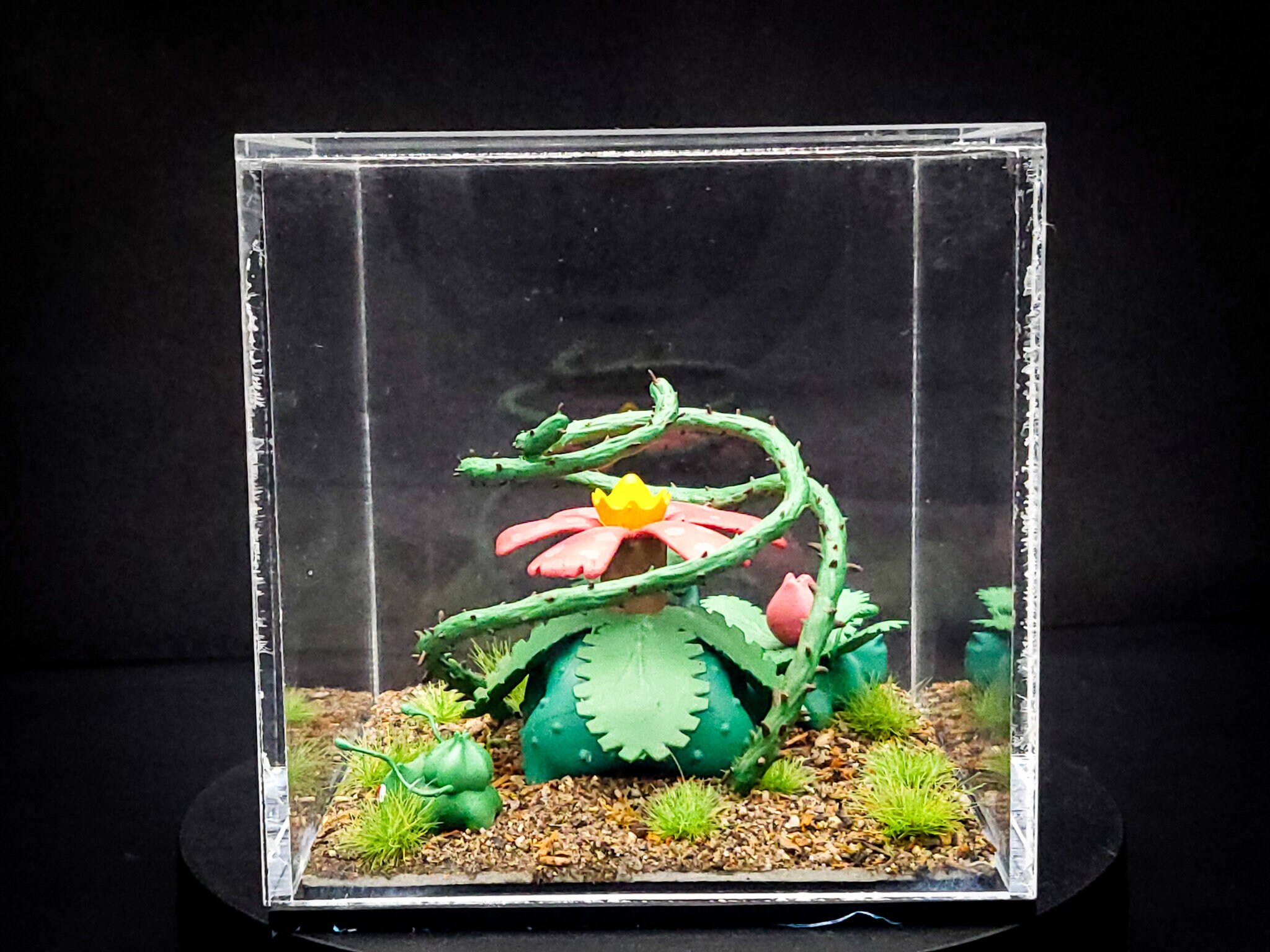 Bulbasaur Evolution Cube Diorama Inspired by Pokemon - Etsy