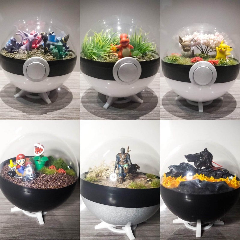 Pokeball Terrariums - Etsy