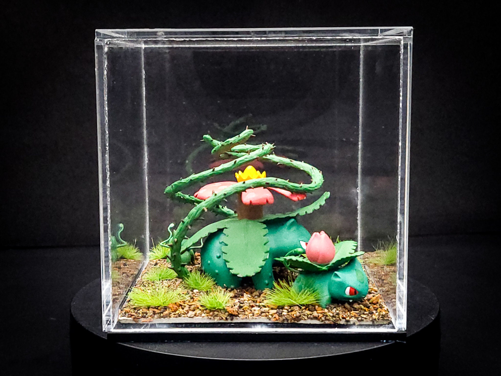 Bulbasaur Evolution Cube Diorama Inspired by Pokemon - Etsy