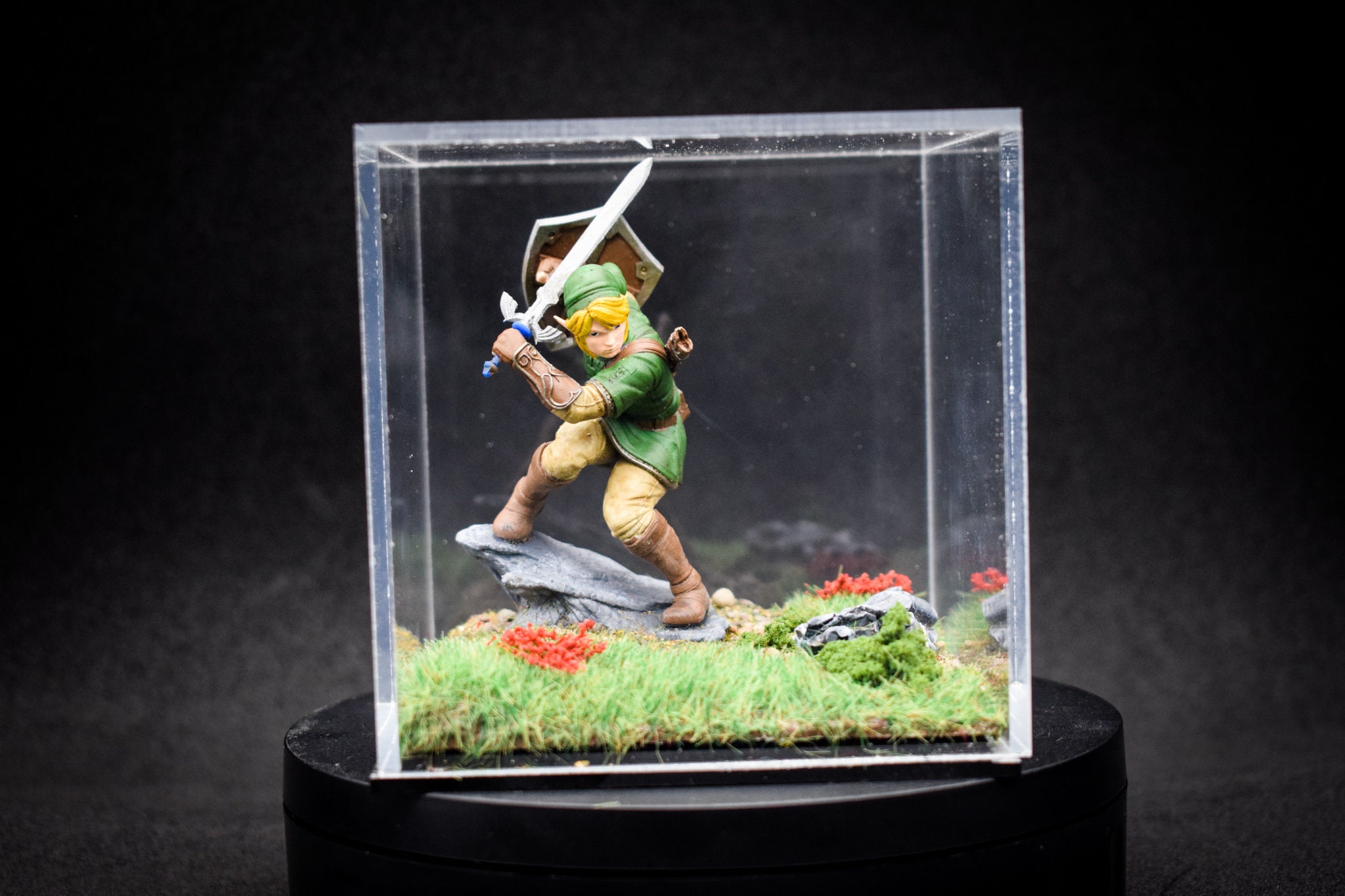 Legendary Hero Cube Diorama Zelda Inspired - Etsy