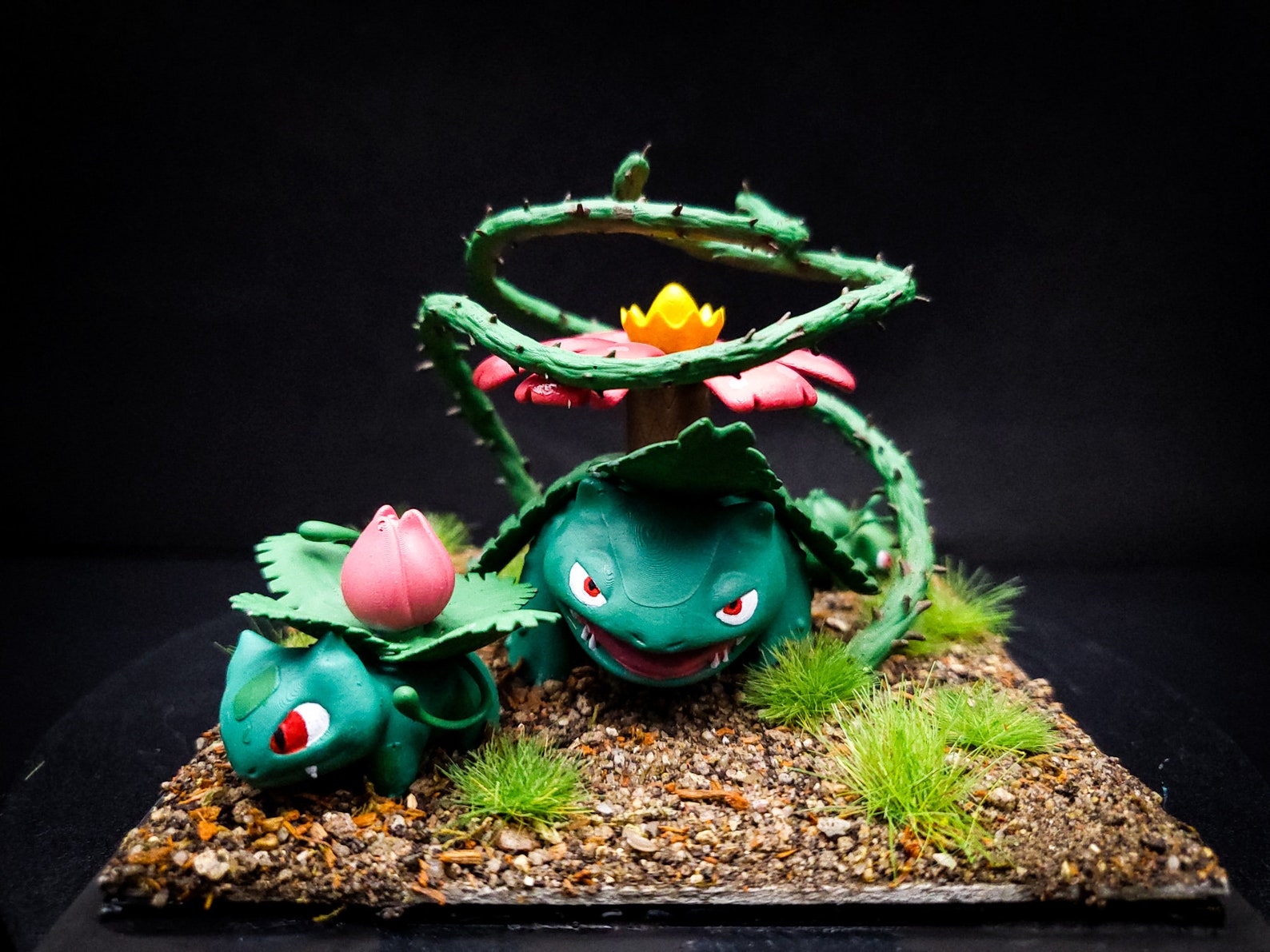 Bulbasaur Evolution Cube Diorama Inspired by Pokemon - Etsy