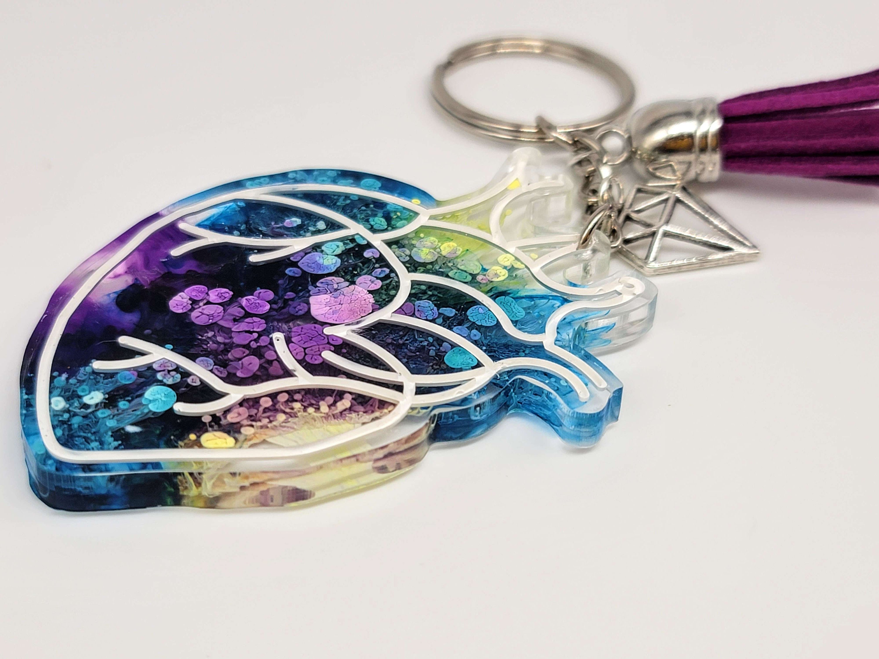 Human Heart Handmade Keychain - Etsy
