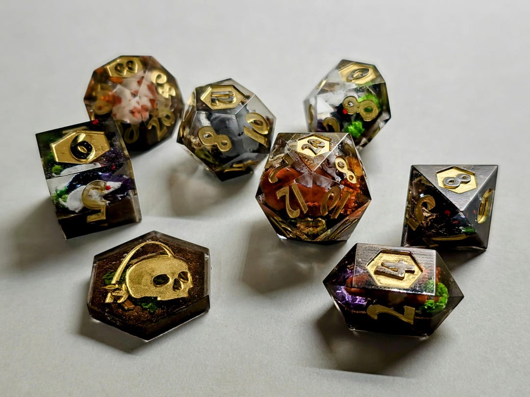 Rat Dice | D&D Dice Set | Tabletop Gaming Dice | Resin Dice - Etsy