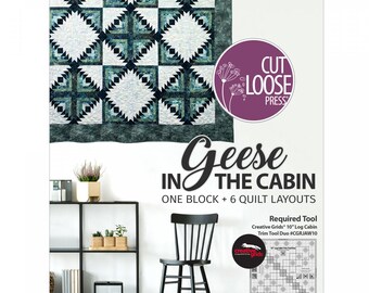 Flying Geese Log Cabin Quilt Pattern - Etsy