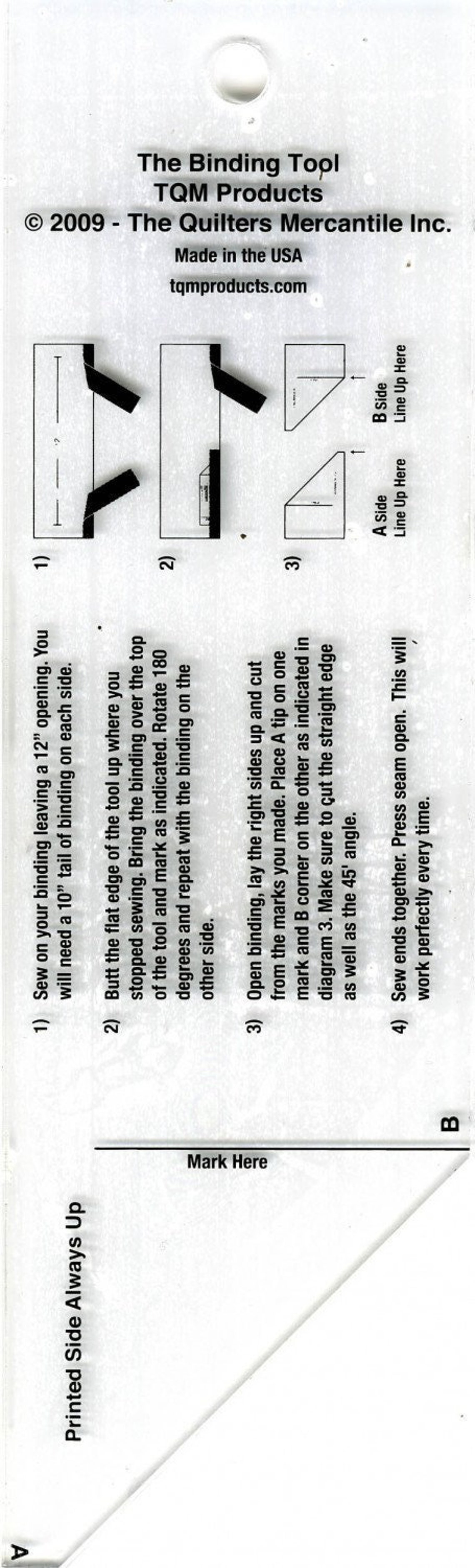 The Binding Tool Template Ruler - Etsy