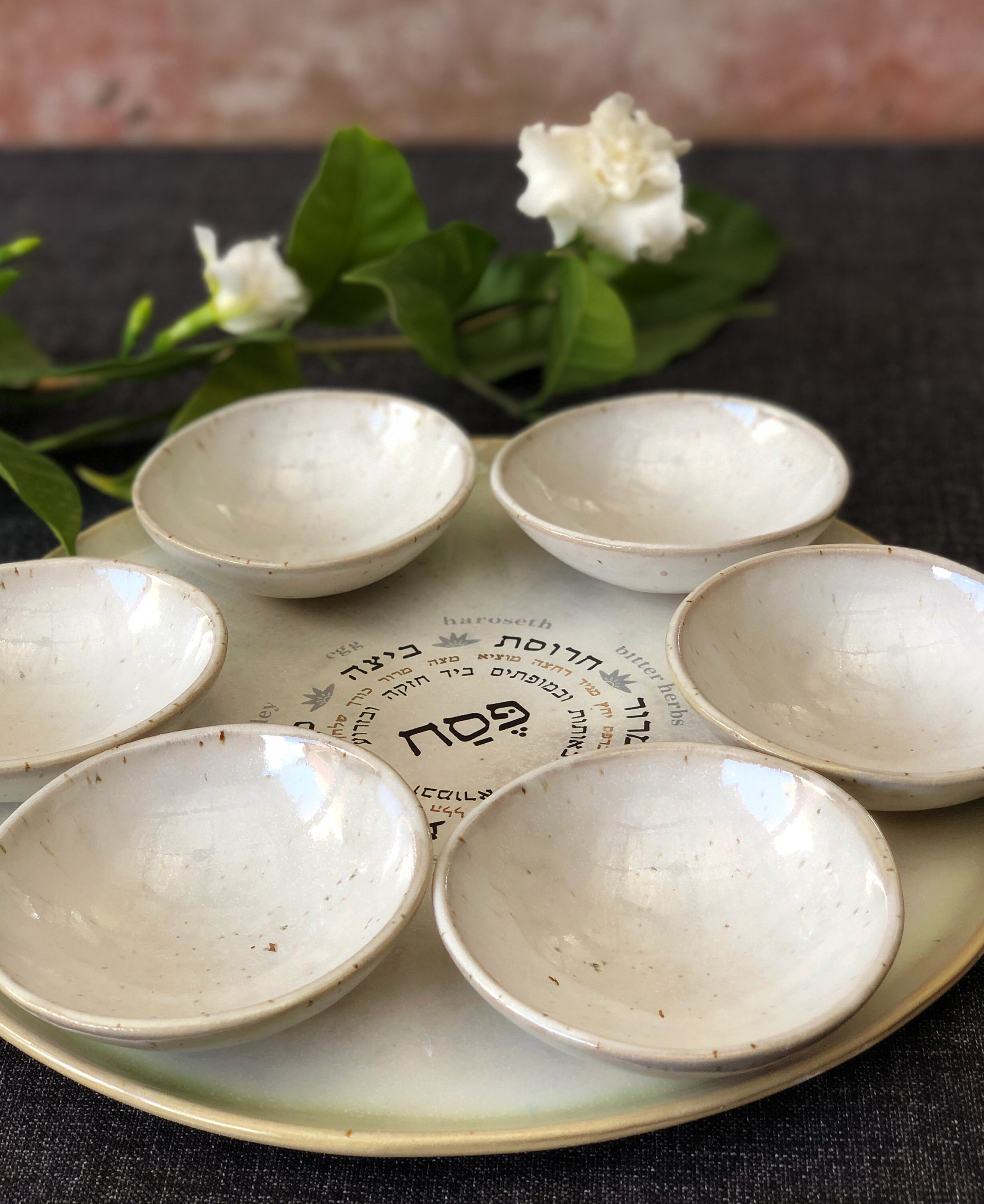 Ceramic Passover Seder Plate | Unique Passover Gift - Etsy