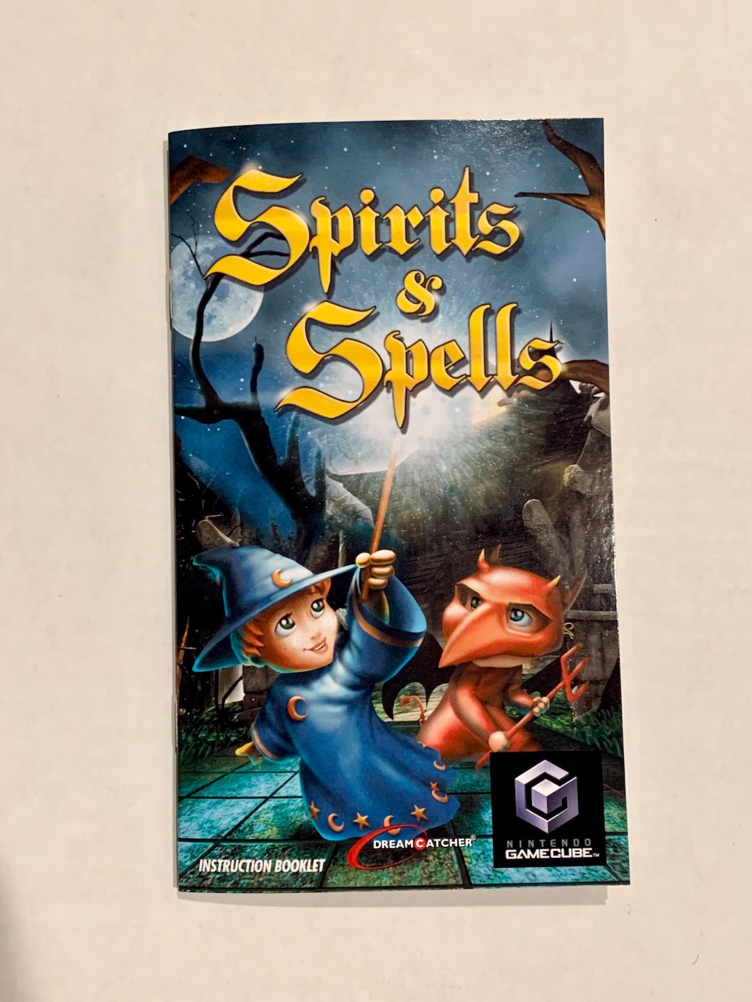 Spirits & Spells Reproduction Manual Gamecube Instruction Booklet ...