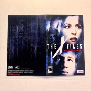 X-files: Resist or Serve PS2 Reproduction Manual Custom Instruction ...