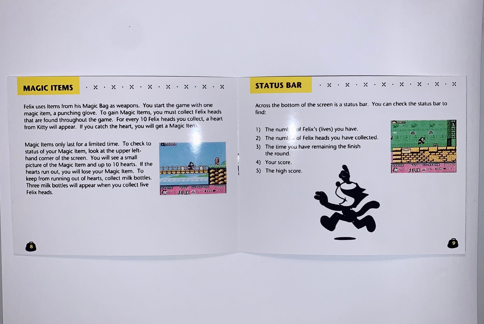 Felix the Cat Nintendo NES Reproduction Manual Custom - Etsy