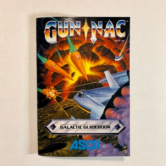 Gun-nac Nintendo NES Reproduction Manual Custom - Etsy