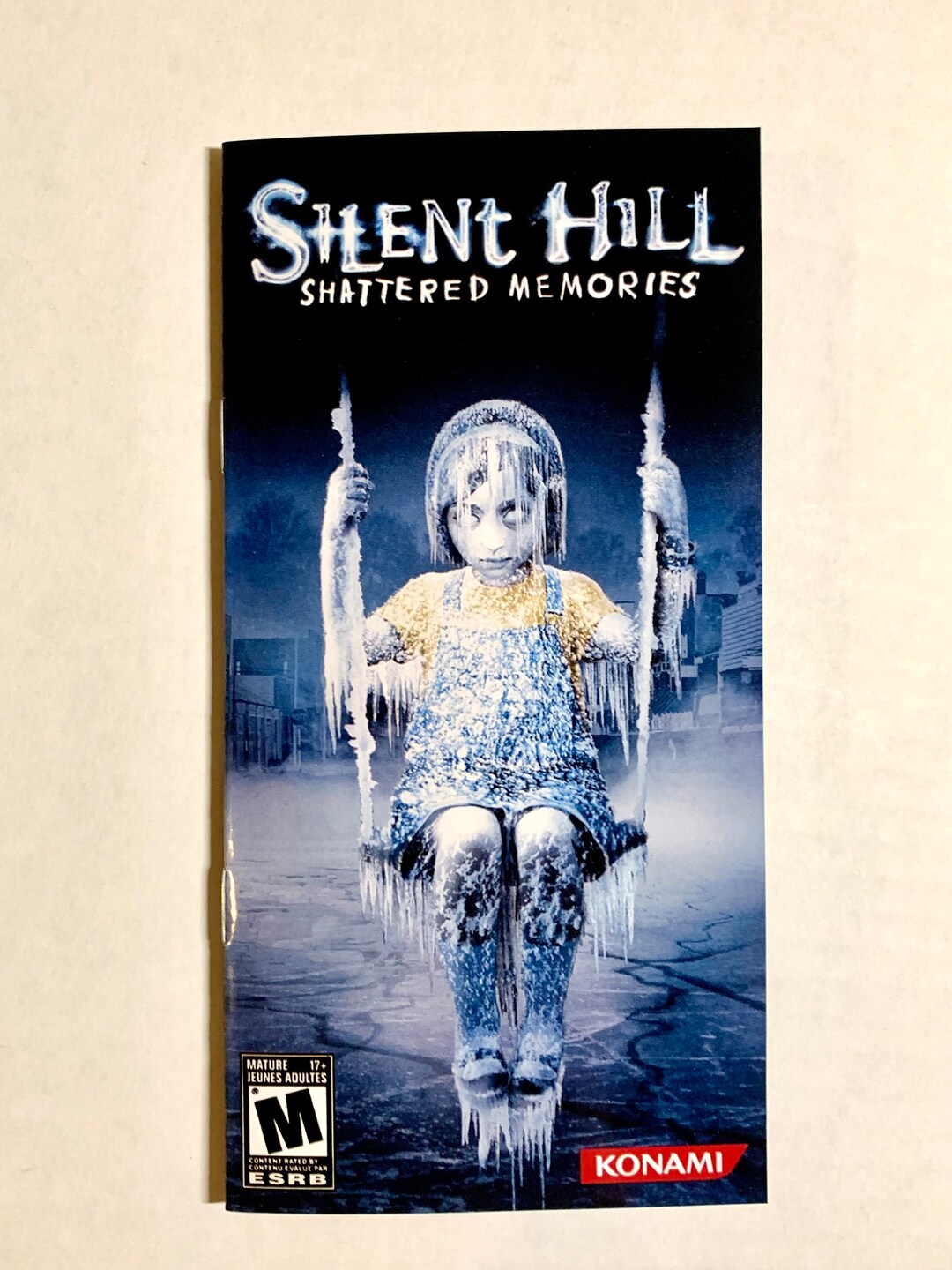 Silent Hill: Shattered Memories PSP Reproduction Manual Custom ...
