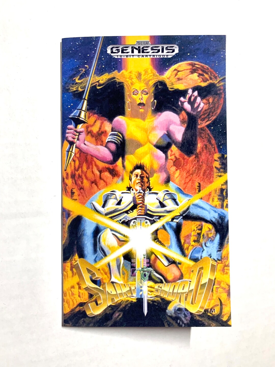 Saint Sword Sega Genesis Reproduction Manual Instruction - Etsy