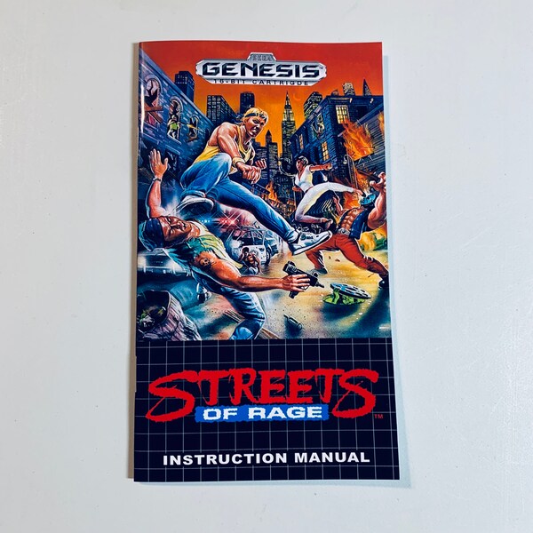 Streets of Rage Mega Drive - Etsy