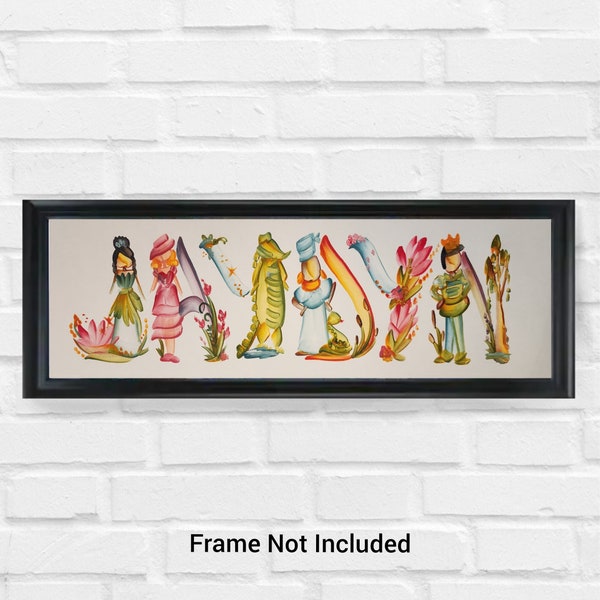Custom Name Painting - Etsy