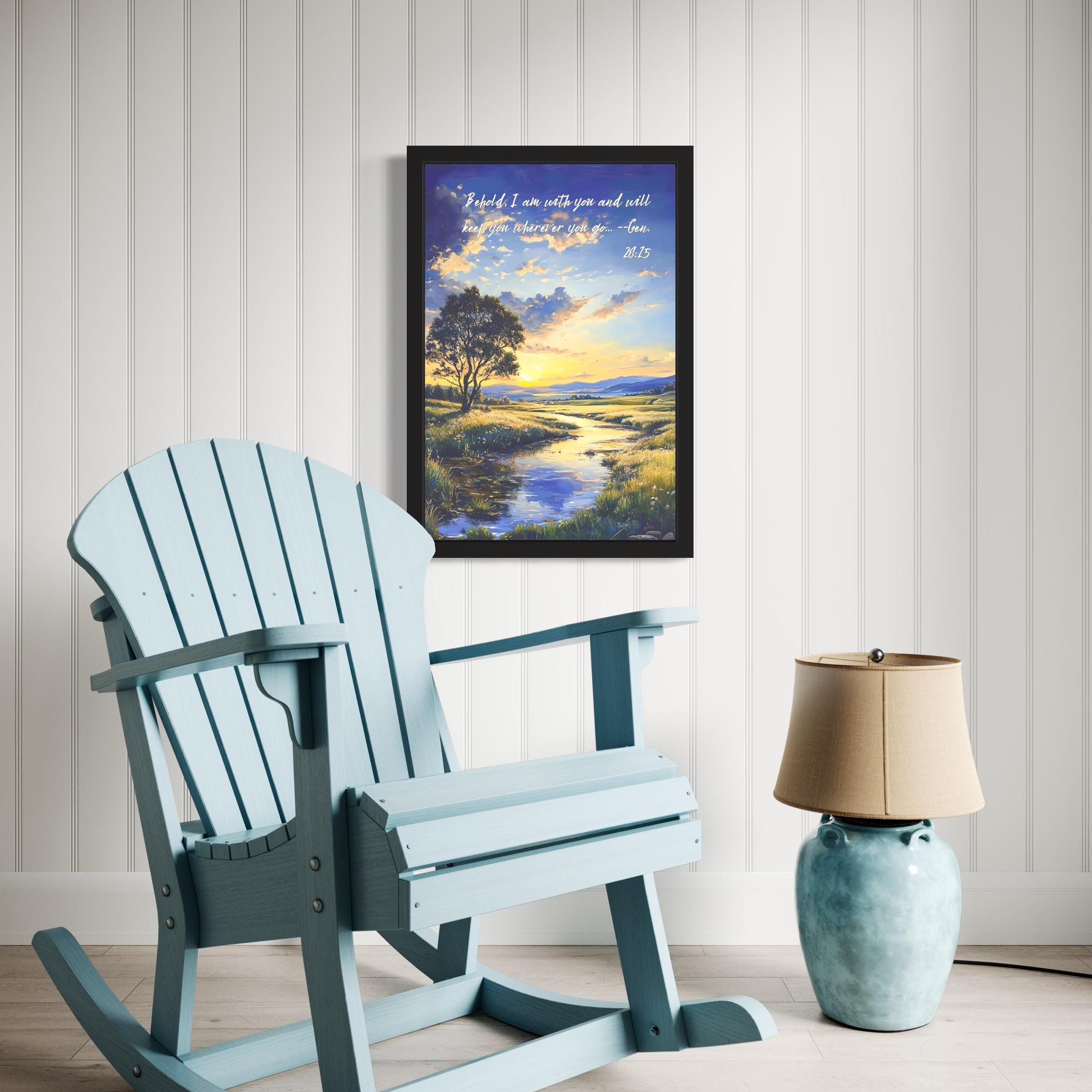 Religious Art Landscape, Bible Verse Wall Art, Digital Wall Art Prints ...