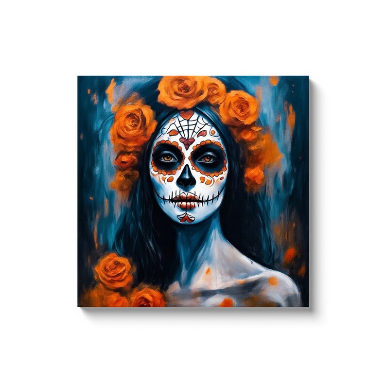 Vibrant Mystique Day of the Dead Orange Flowers - Etsy
