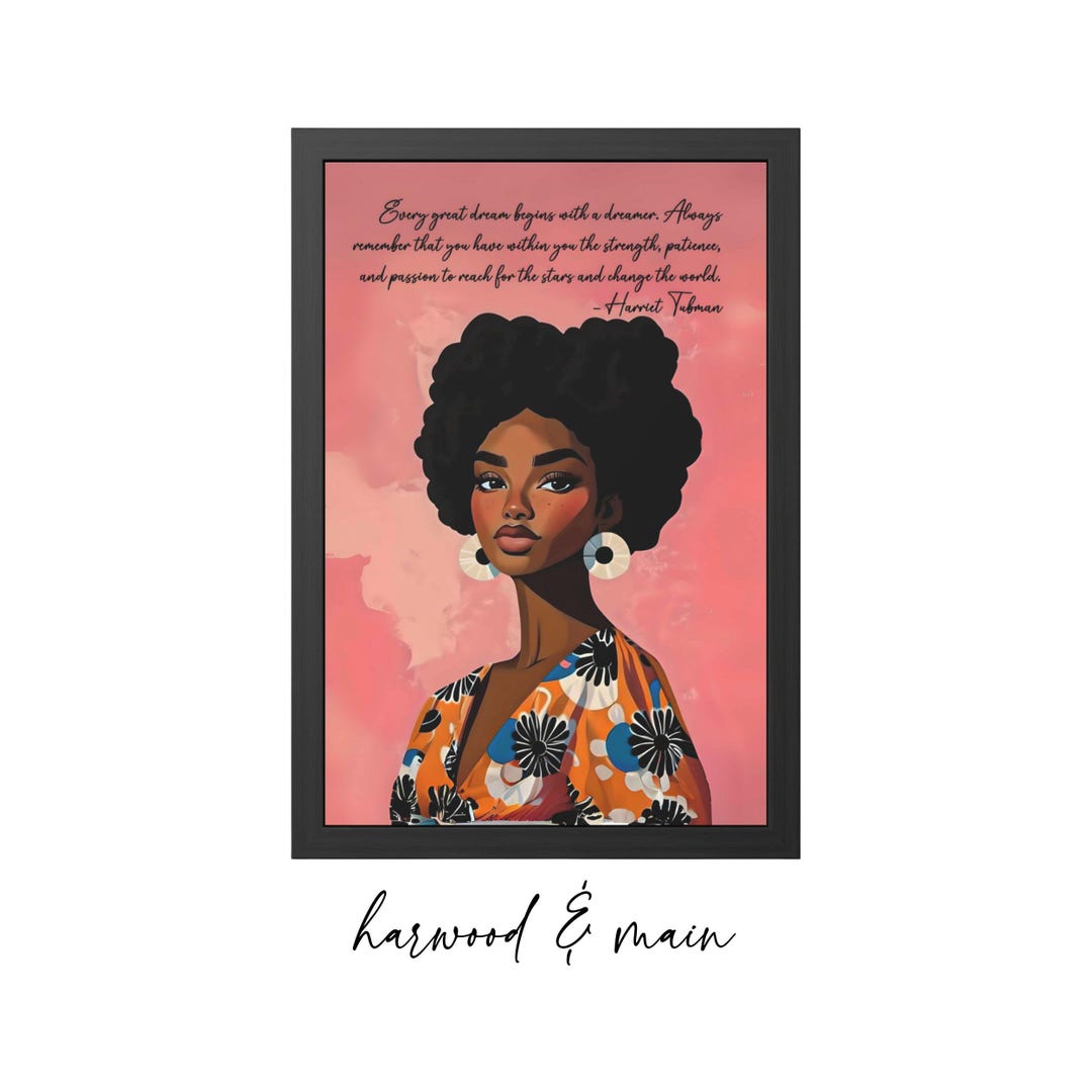 Framed Posters, Black History Art Print, African American Wall Decor ...