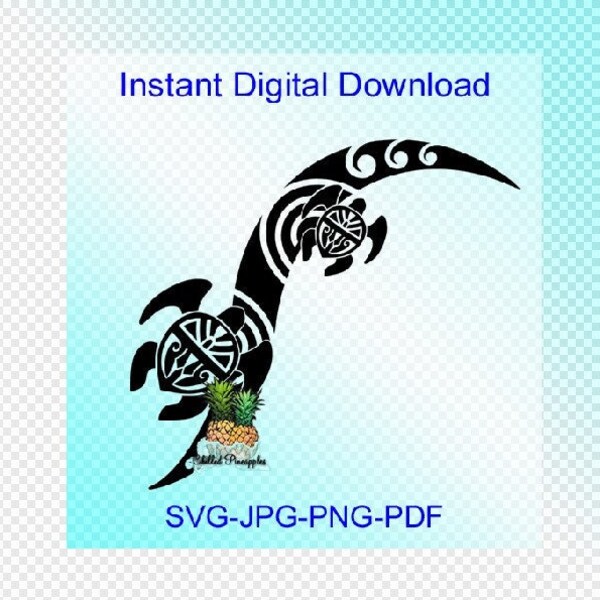 Polynesian Vinyl Turtle - Etsy