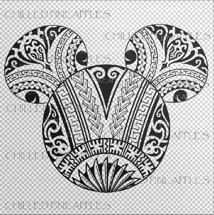 Digital Download - Polynesian Tribal Mouse Graphics - Pdf, Jpg, Png ...
