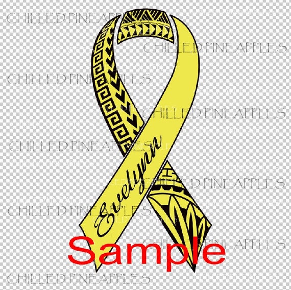 Cancer Ribbon Tribal Tattoos